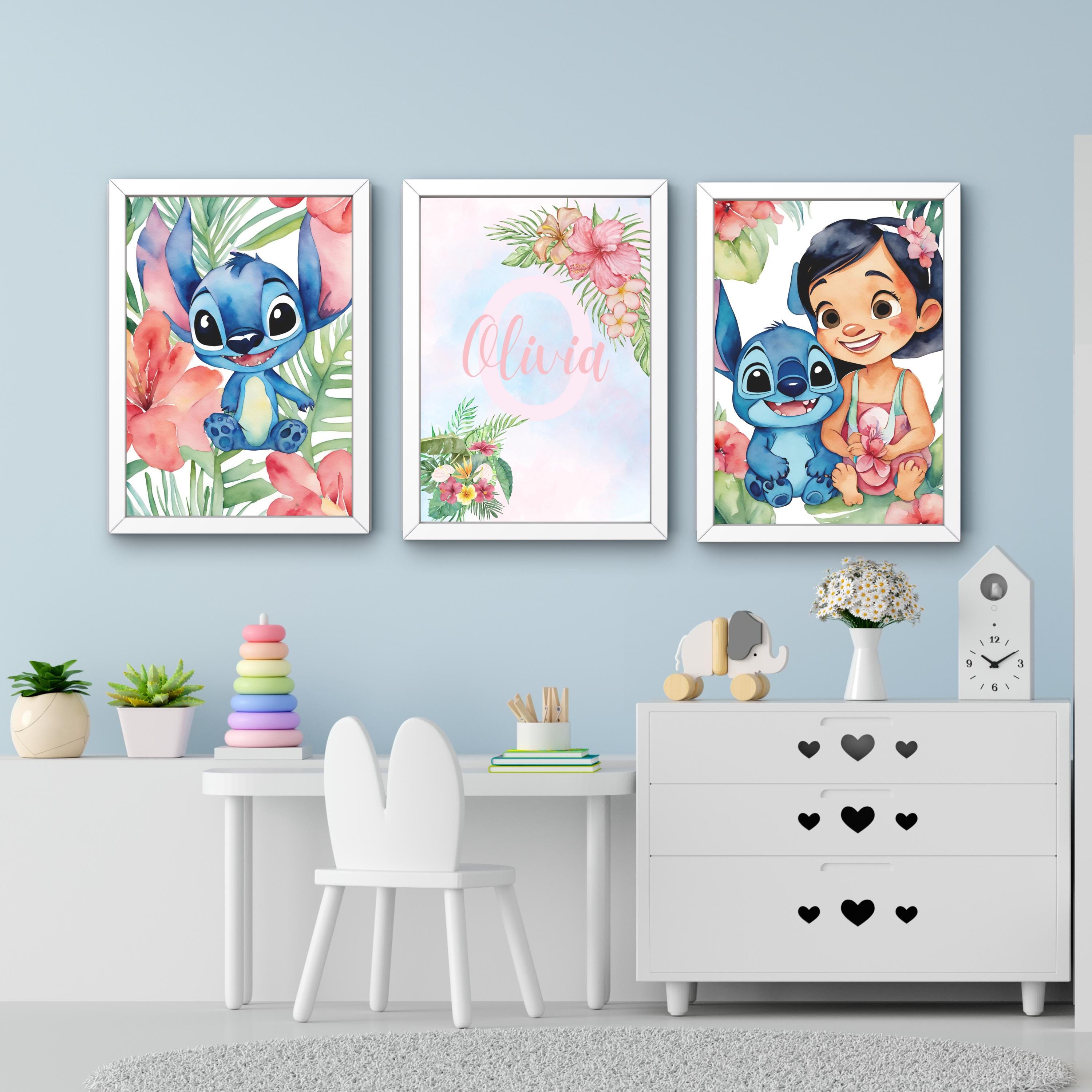 Personalized Poster Lilo & Stitch Print for Kids Room, Lilo Wall Art ...