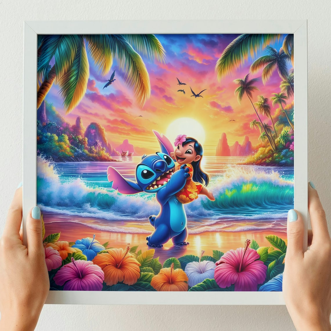 Lilo & Stitch Print, Poster for Kids Room, Stitch Nursery Decor, Lilo ...