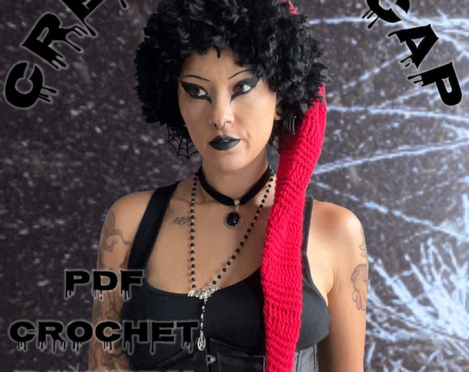 The Graveyard Duster Crochet, Goth Crochet, Goth Fashion PDF Download ...