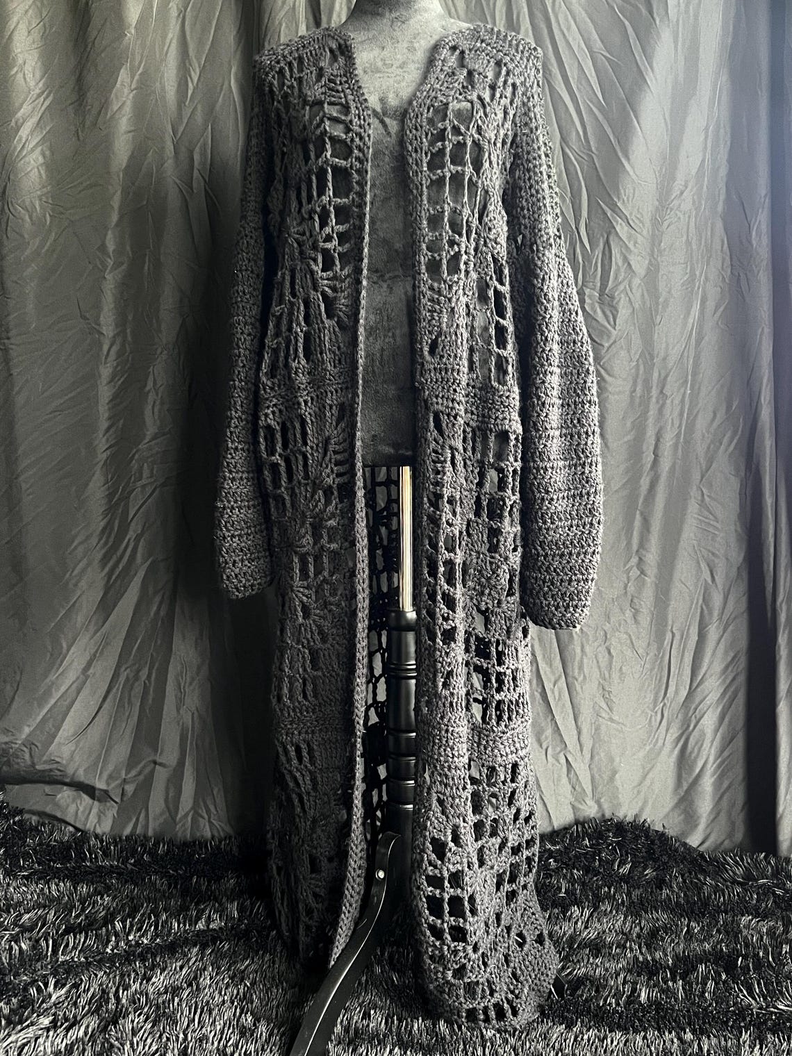 The Graveyard Duster Crochet, Goth Crochet, Goth Fashion PDF Download ...