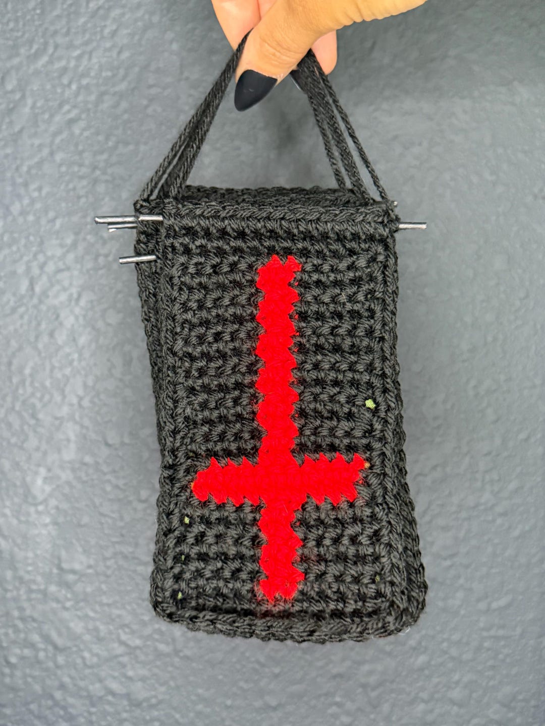 The Possession: Crochet Horror Wall Hanging - Etsy