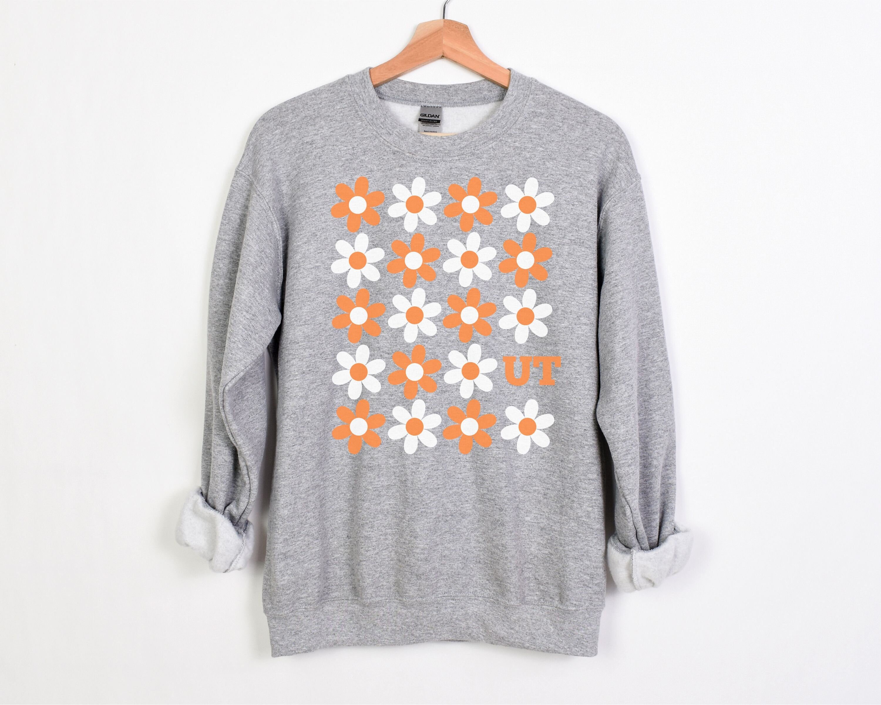 TN Checkerboard Sweatshirt / University of Tennessee Womens Sweatshirt ...