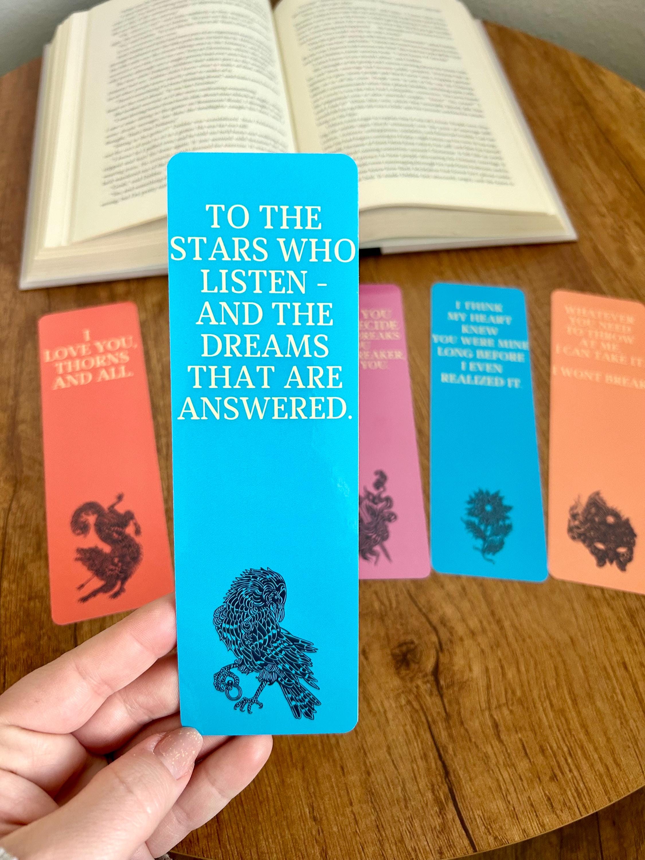 ACOTAR Inspired Bookmark Set | ACOTAR Series Quotes | Fantasy Reader ...