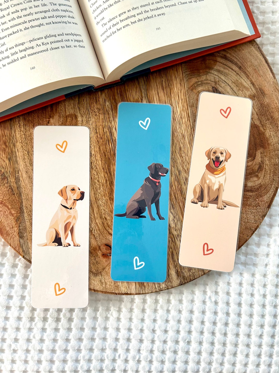 Labrador Dog Bookmarks | Yellow Lab | Black Lab | Dog Lover Bookmark ...