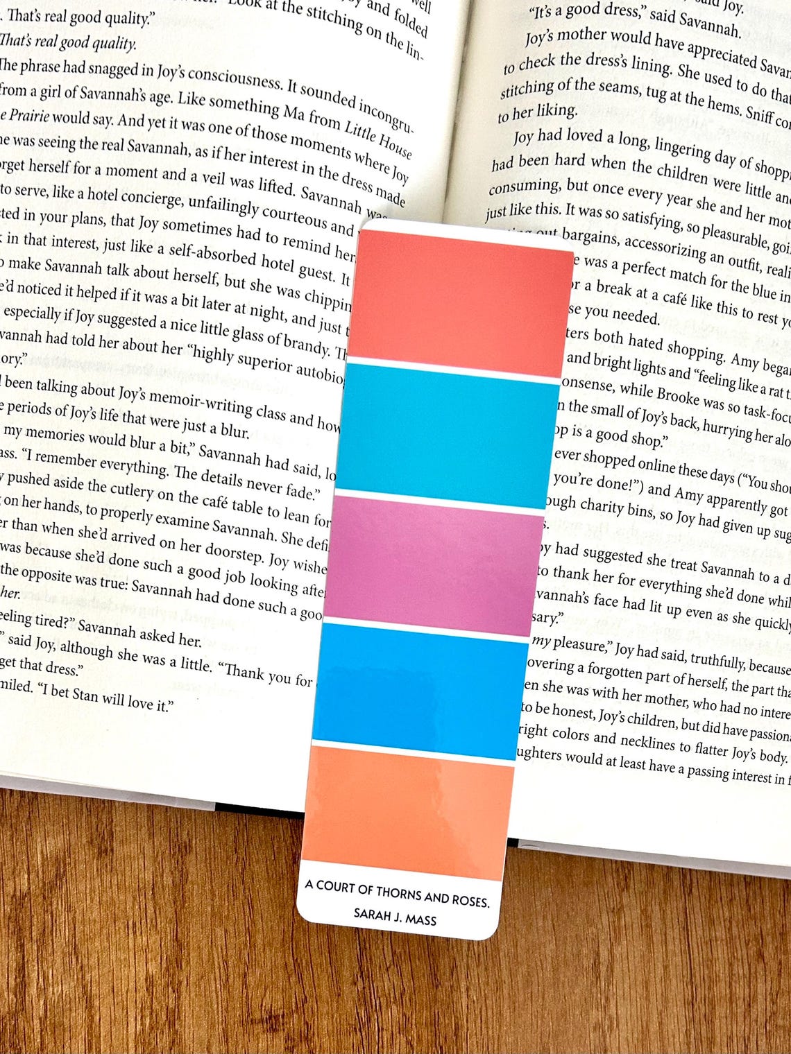 ACOTAR Inspired Bookmark Set | ACOTAR Color Swatch Bookmark | Fantasy ...