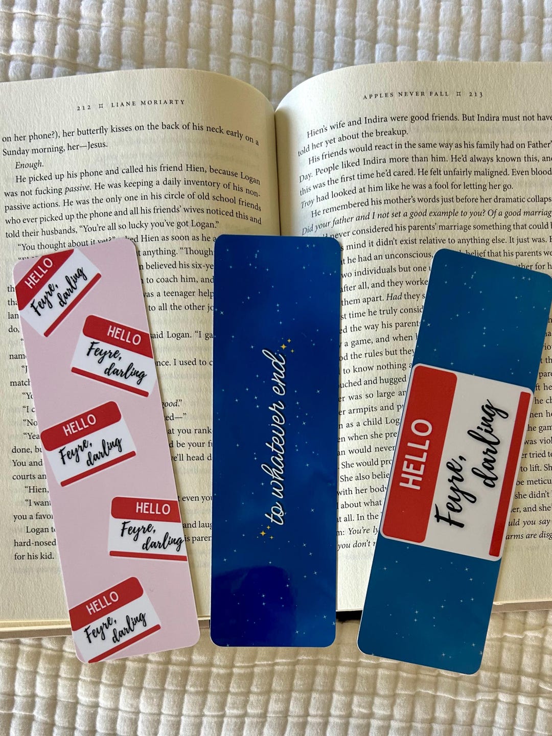 ACOMAF Inspired Bookmark Set | Hello Feyre Darling | to Whatever End ...