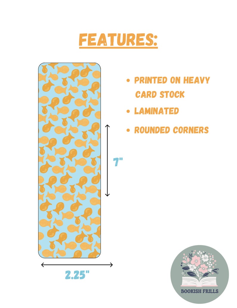Snacks Bookmark Set | Popcorn Bookmark | Pickle Jar Bookmark | Goldfish ...
