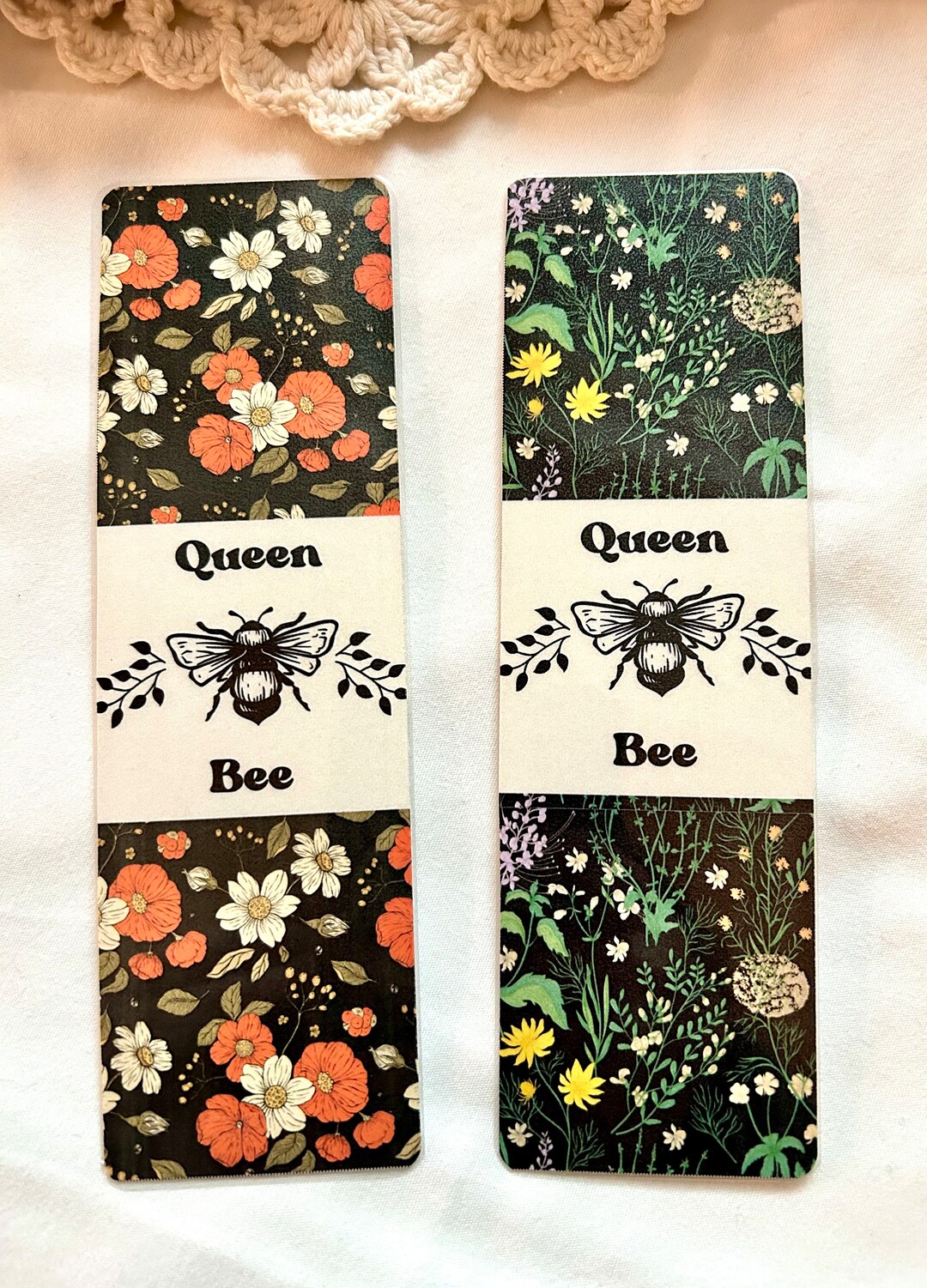 Queen Bee Bookmark | Bookmark Set | Planner Bookmark | - Etsy