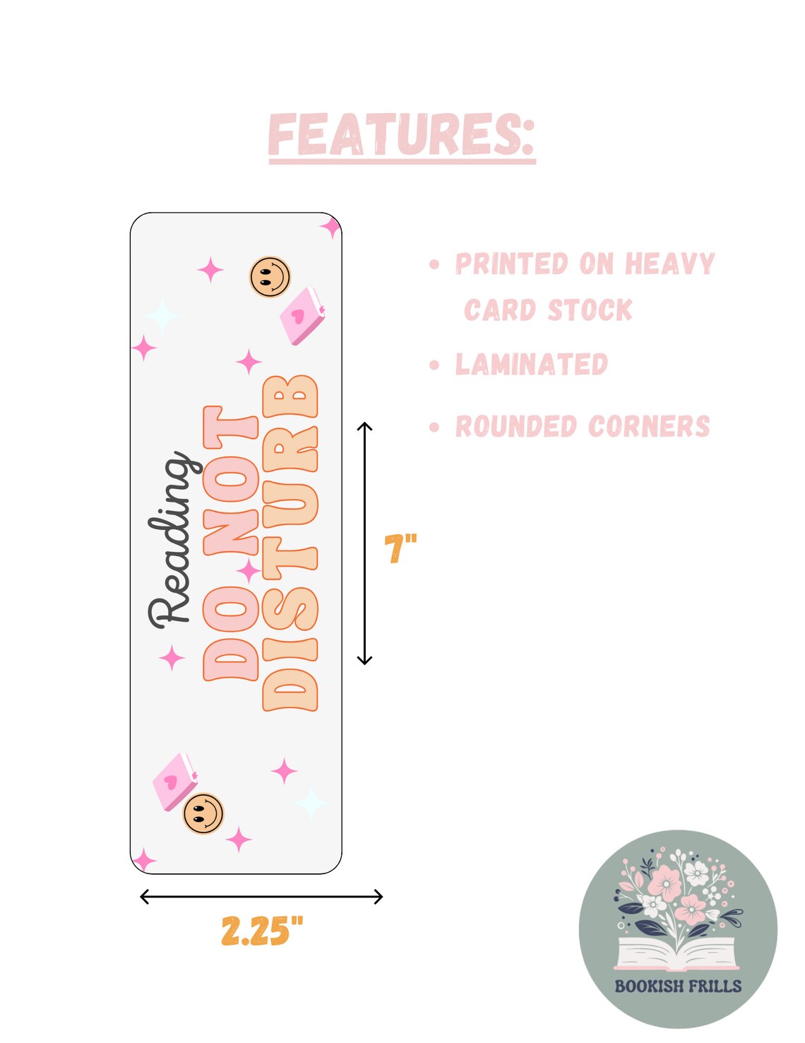 Reading .. Do Not Disturb Bookmark Smiley Face Bookmark Book Lovers ...