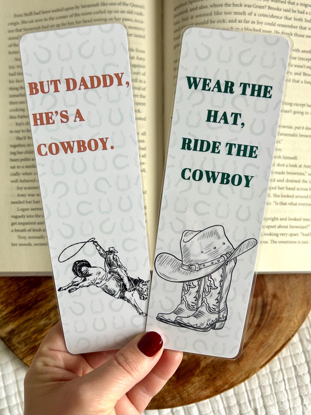 Cowboy Bookmark | but Daddy He’s a Cowboy | Wear the Hat Ride the ...