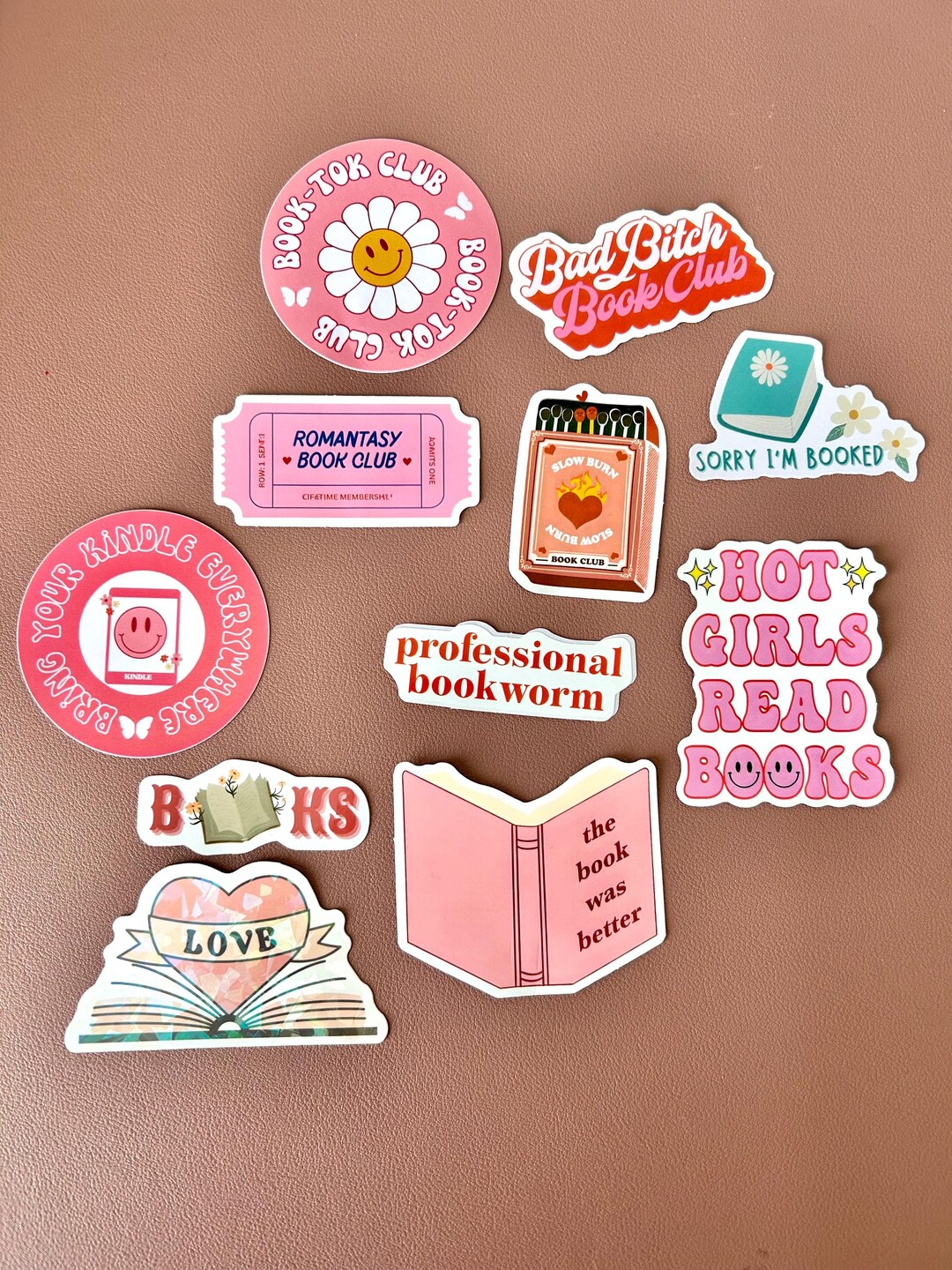 Bookish Sticker Bundle | 11 Count Book Lover Stickers | Kindle Decor ...