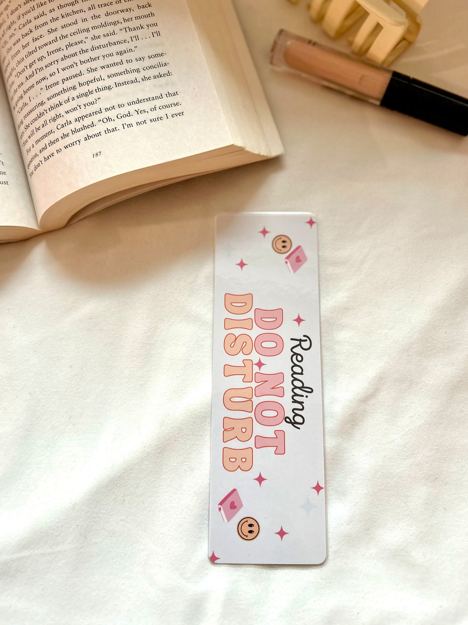 Reading .. Do Not Disturb Bookmark Smiley Face Bookmark Book Lovers ...