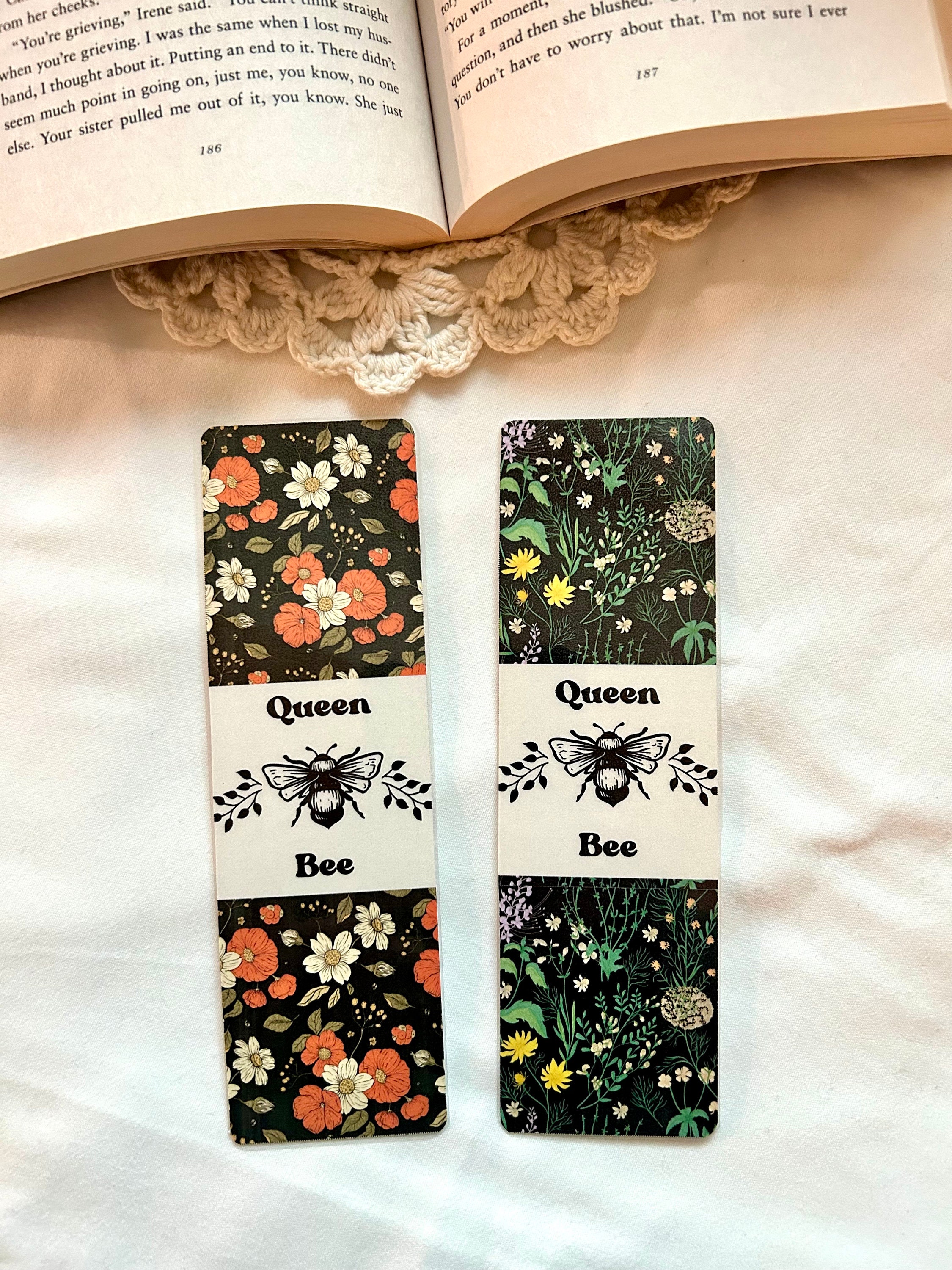 Queen Bee Bookmark | Bookmark Set | Planner Bookmark | - Etsy