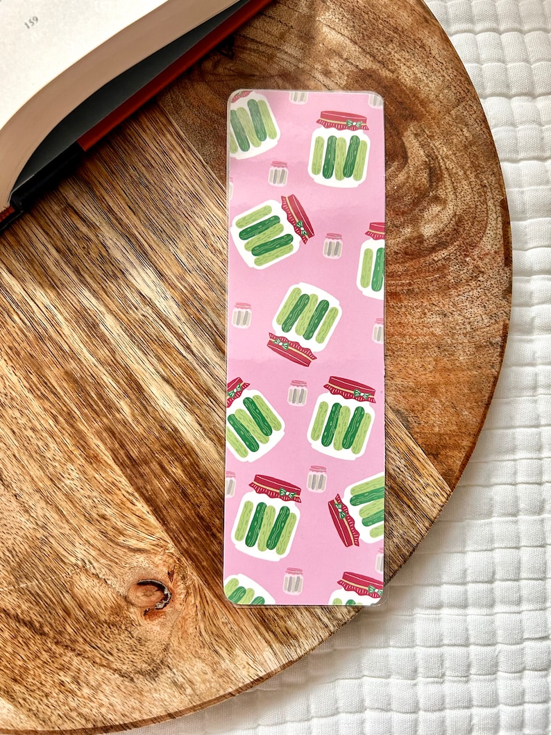 Snacks Bookmark Set | Popcorn Bookmark | Pickle Jar Bookmark | Goldfish ...