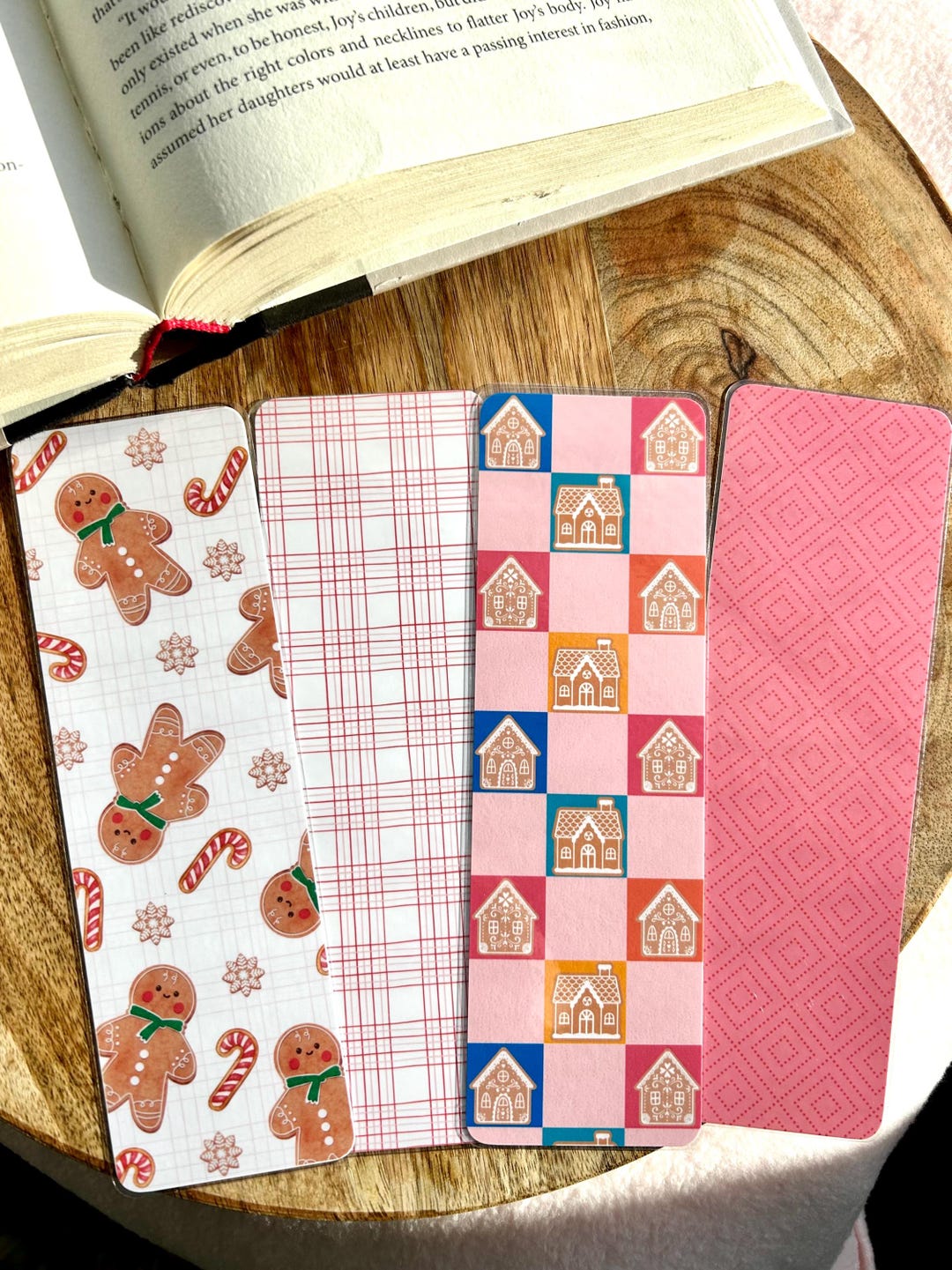 Gingerbread Theme Bookmark Set | Christmas Bookmarks | Winter Theme ...