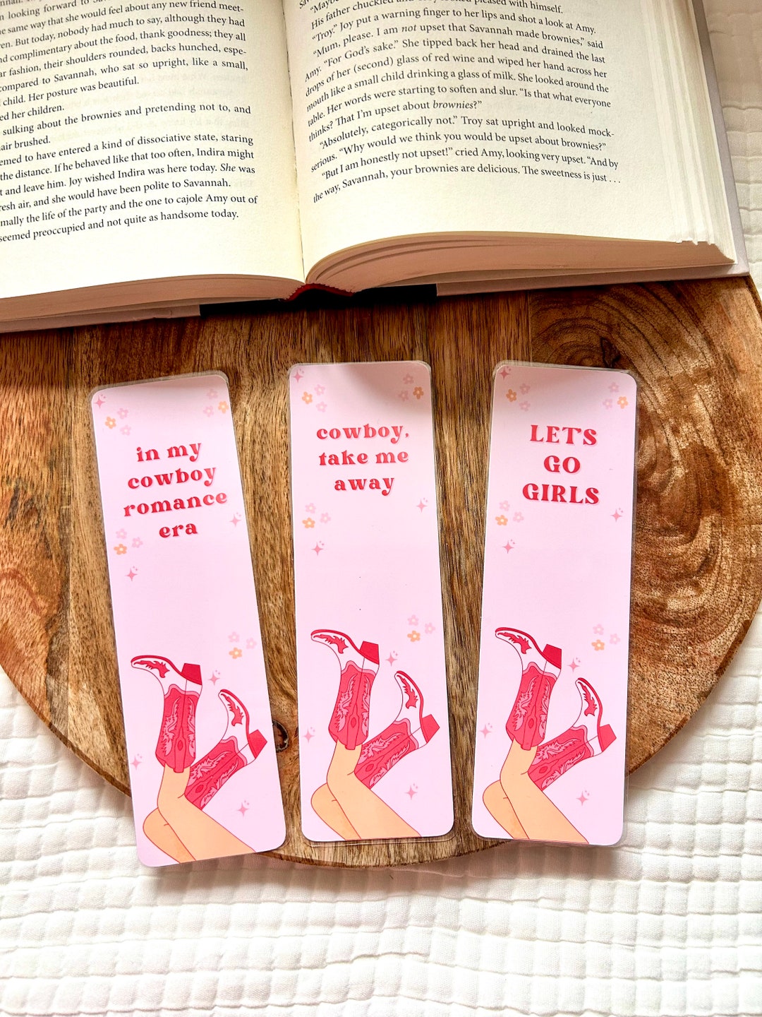 Cowgirl Boots Bookmark | Cowboy Era Bookmark | Lets Go Girls Bookmark ...