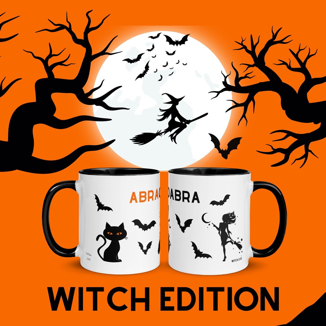 Witch Mug Halloween Mug Witch Cup - Etsy