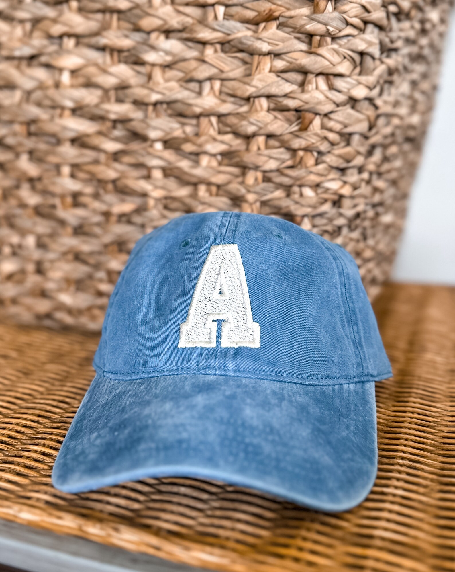 Monogrammed Initial Hat, Pigment Died Hat, Baseball Cap - Etsy