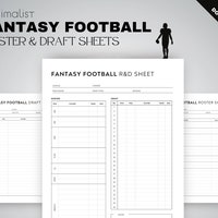 Fantasy Football Draft Board & Analyzer Excel Template | Reusable for ...