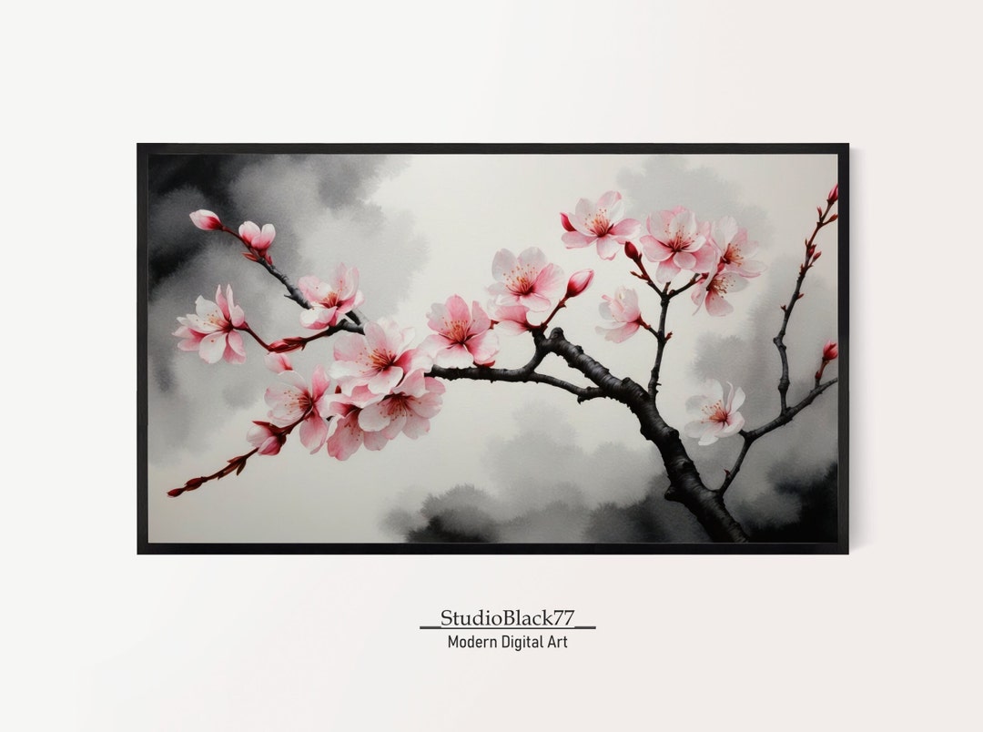 Realism Art BLOSSOM Cherry Blossom Flower Plant Painting PRINTABLE Art ...