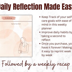 Self Care Journal | Digital Downloadable Planner for Wellness ...