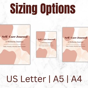 Self Care Journal | Digital Downloadable Planner for Wellness ...