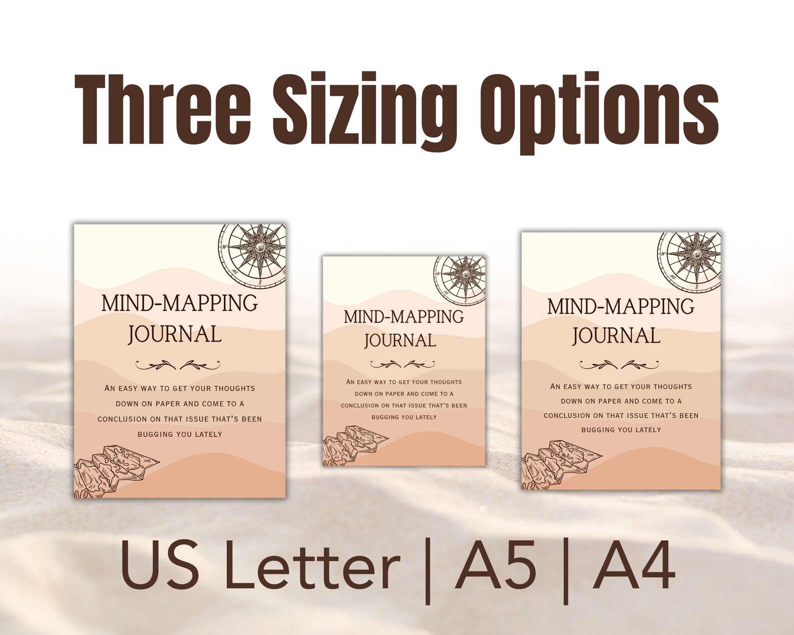 Mind Mapping Journal | Planner and Thought Organizer | Mind Map ...