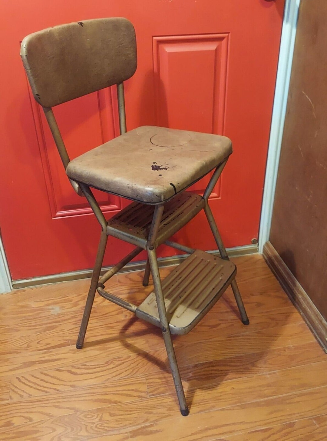 Vintage Metal Mid-century Step Stool High Chair - Etsy