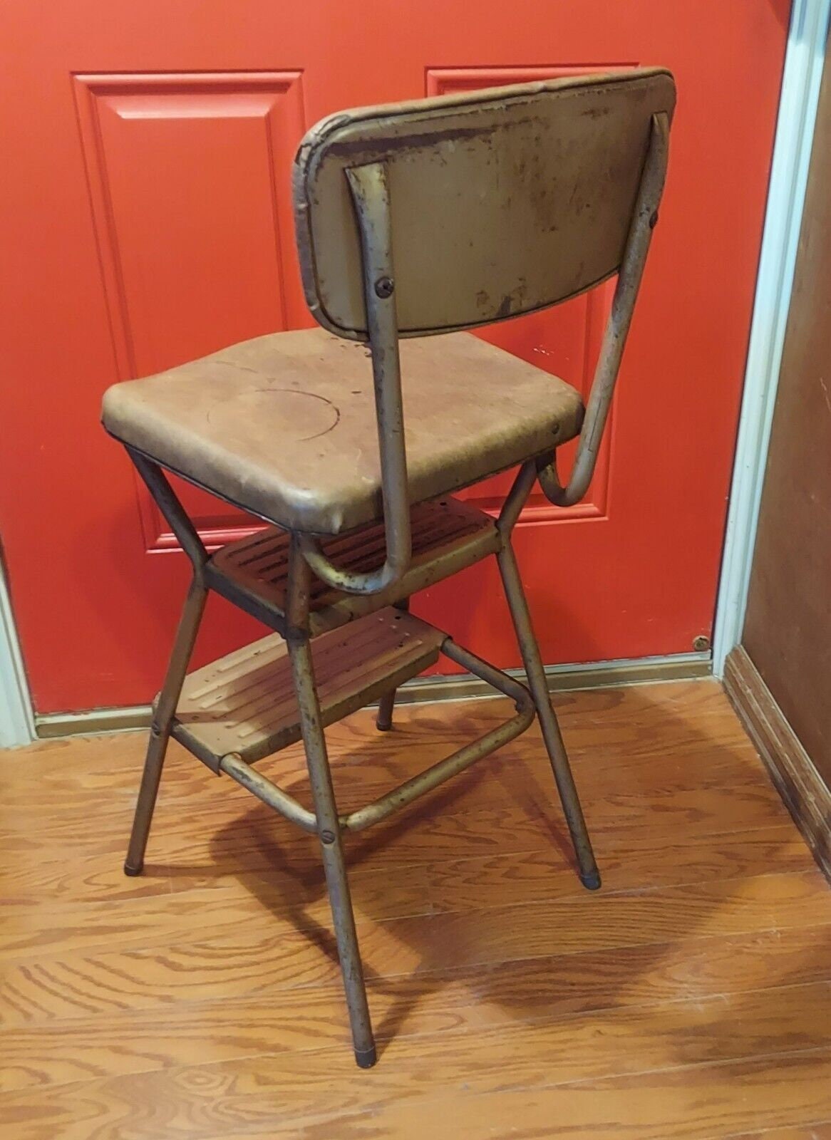 Vintage Metal Mid-century Step Stool High Chair - Etsy