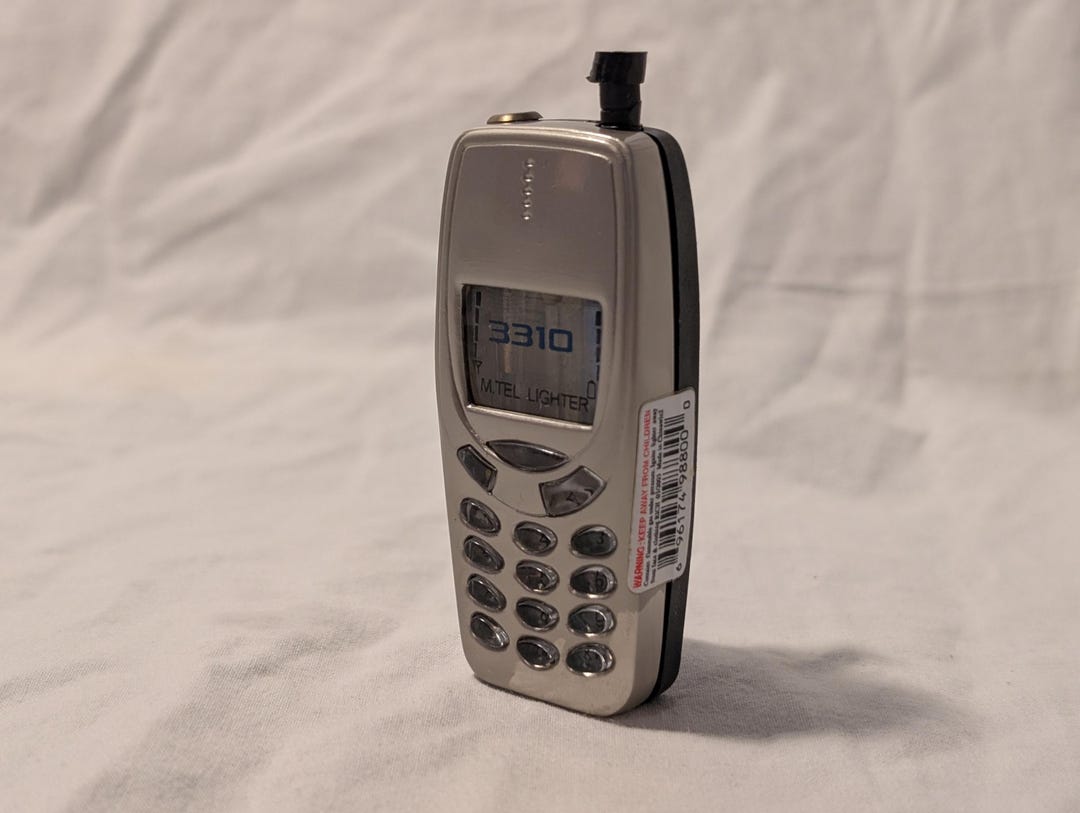 Vintage Nokia 3310 Cell Phone Pocket Lighter - Etsy