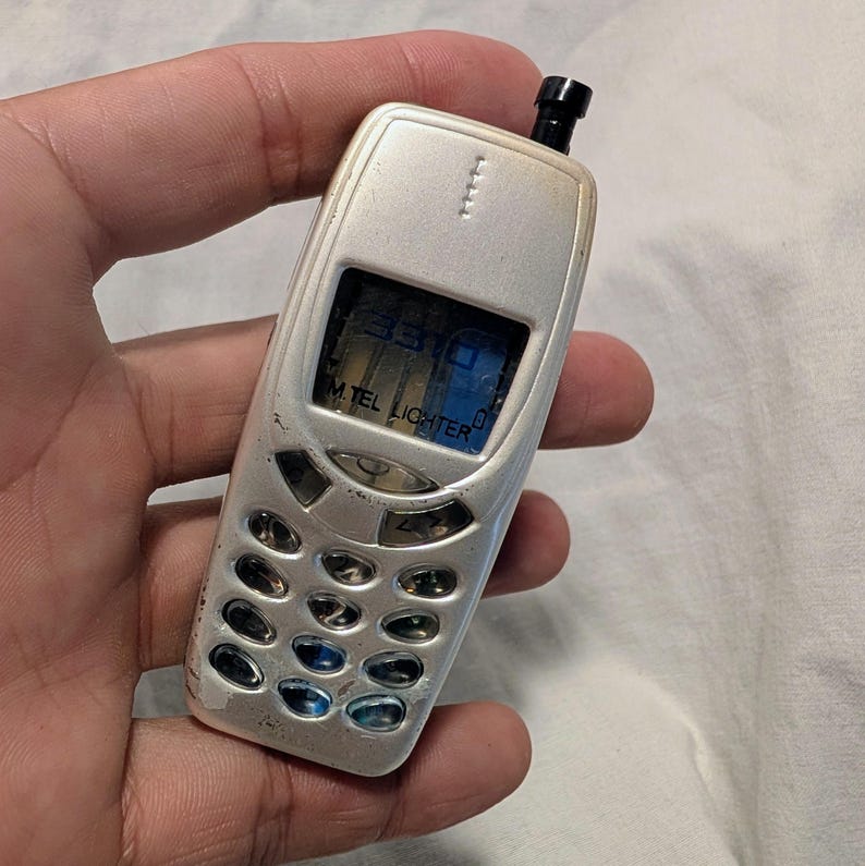 Vintage Nokia 3310 Cell Phone Pocket Lighter - Etsy Australia