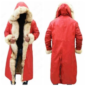 Santa Suit-santa Claus Trench Coat Christmas Chronicles Kurt Russell ...