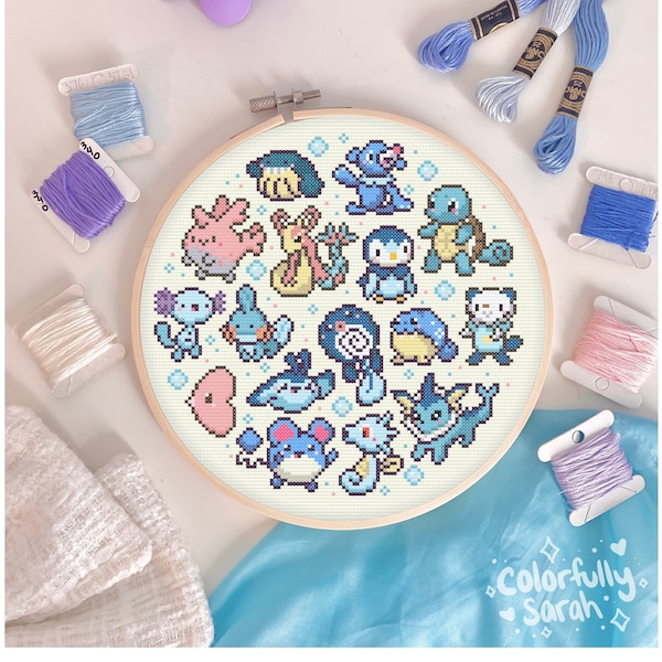 Pokemon cross stitch - Etsy