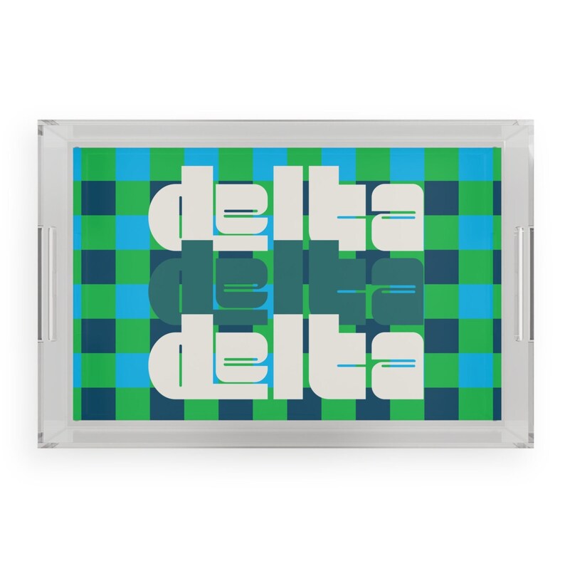 Funky Personalized Acrylic Serving Tray - Unique Gift for College ...