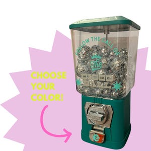 Disco Ball Dispenser: Retro Party Vending Machine for Candy, Bubblegum ...