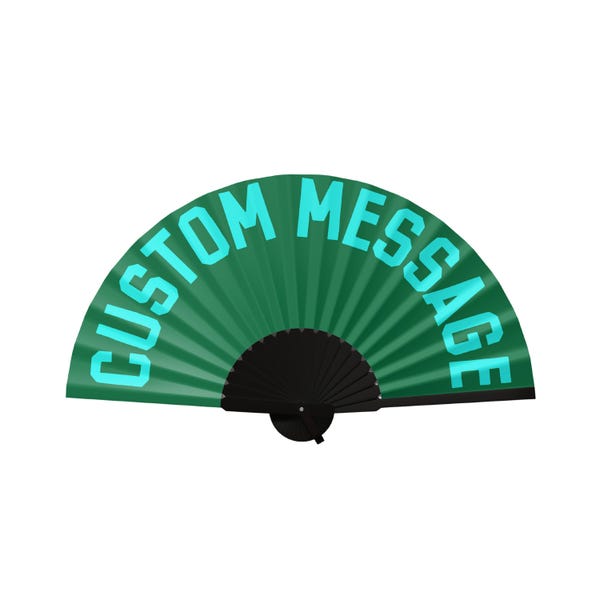 Hand Fan With Custom Logo - Etsy