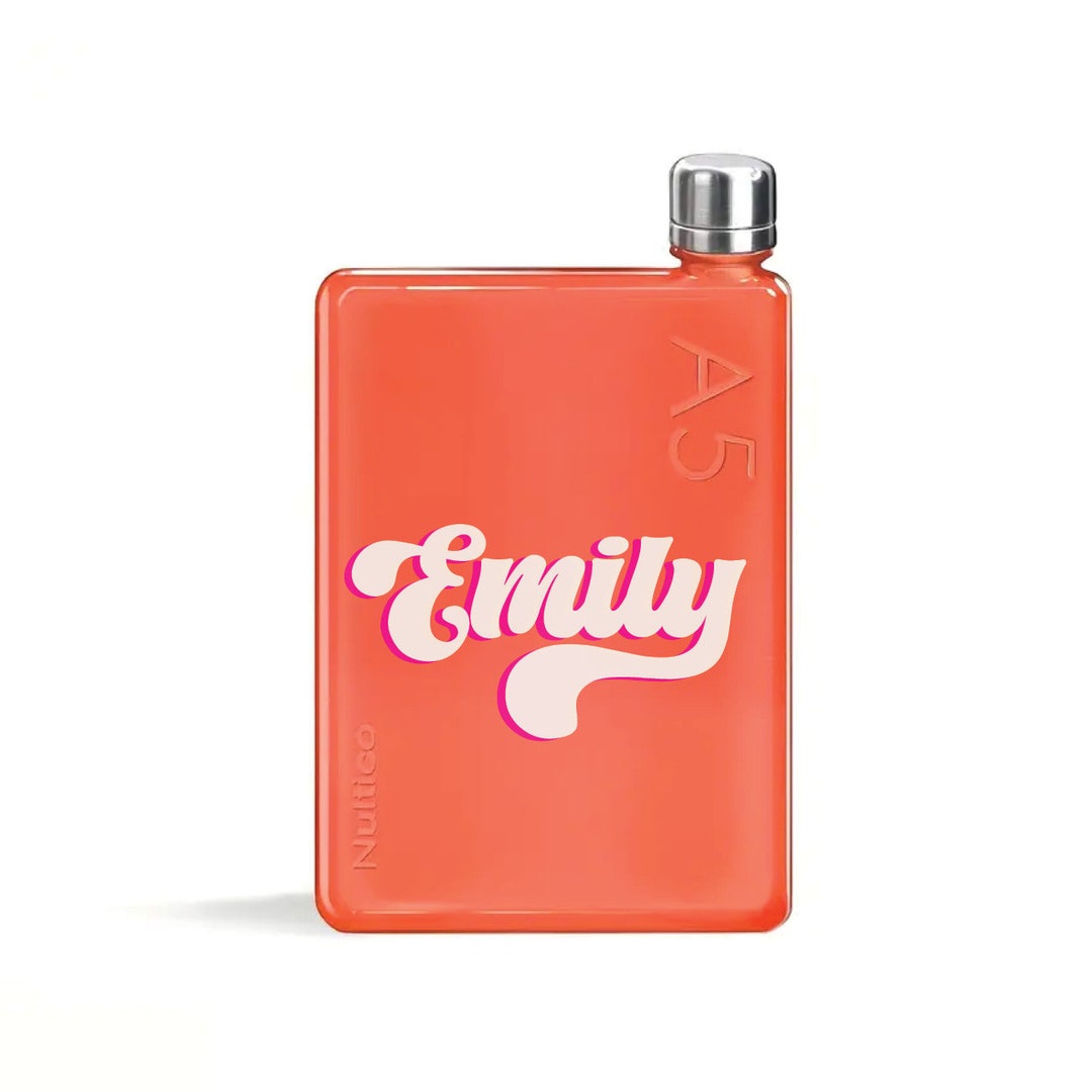 Retro Vintage Style Custom Personalized Flask College Gameday, Preppy ...