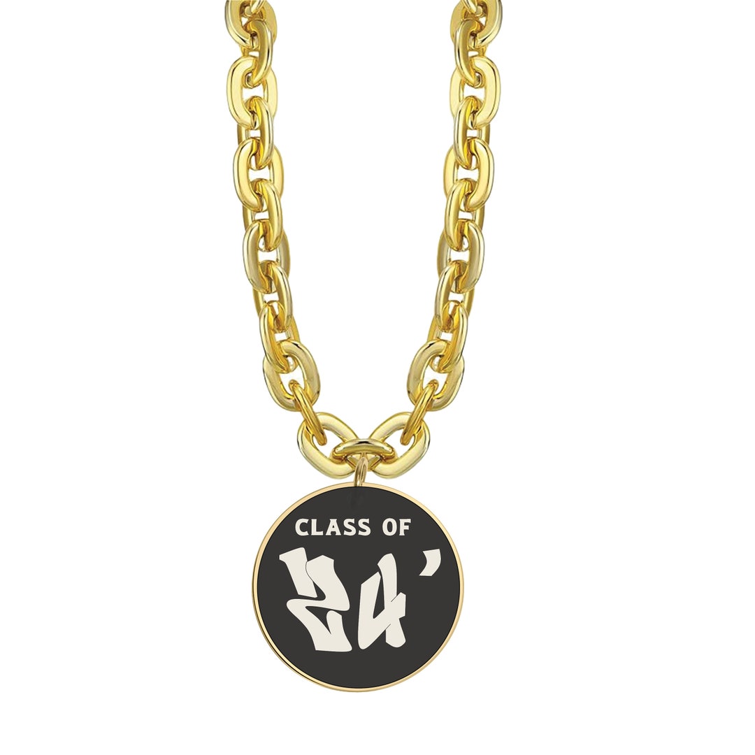 Class of 2024 Graduation, Graduate, Grad Oversized Swag Chain Necklace ...