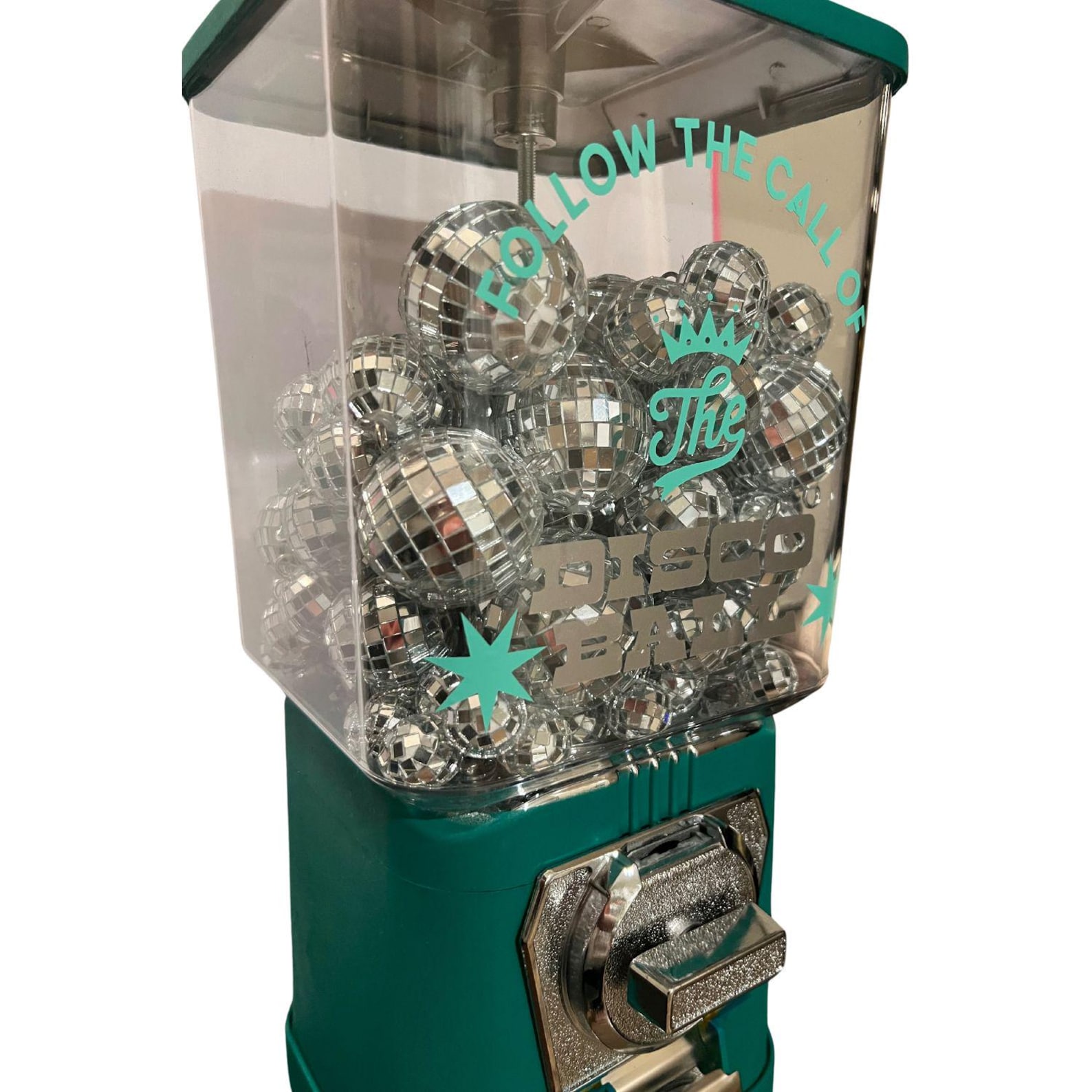 Disco Ball Dispenser: Retro Party Vending Machine for Candy, Bubblegum ...