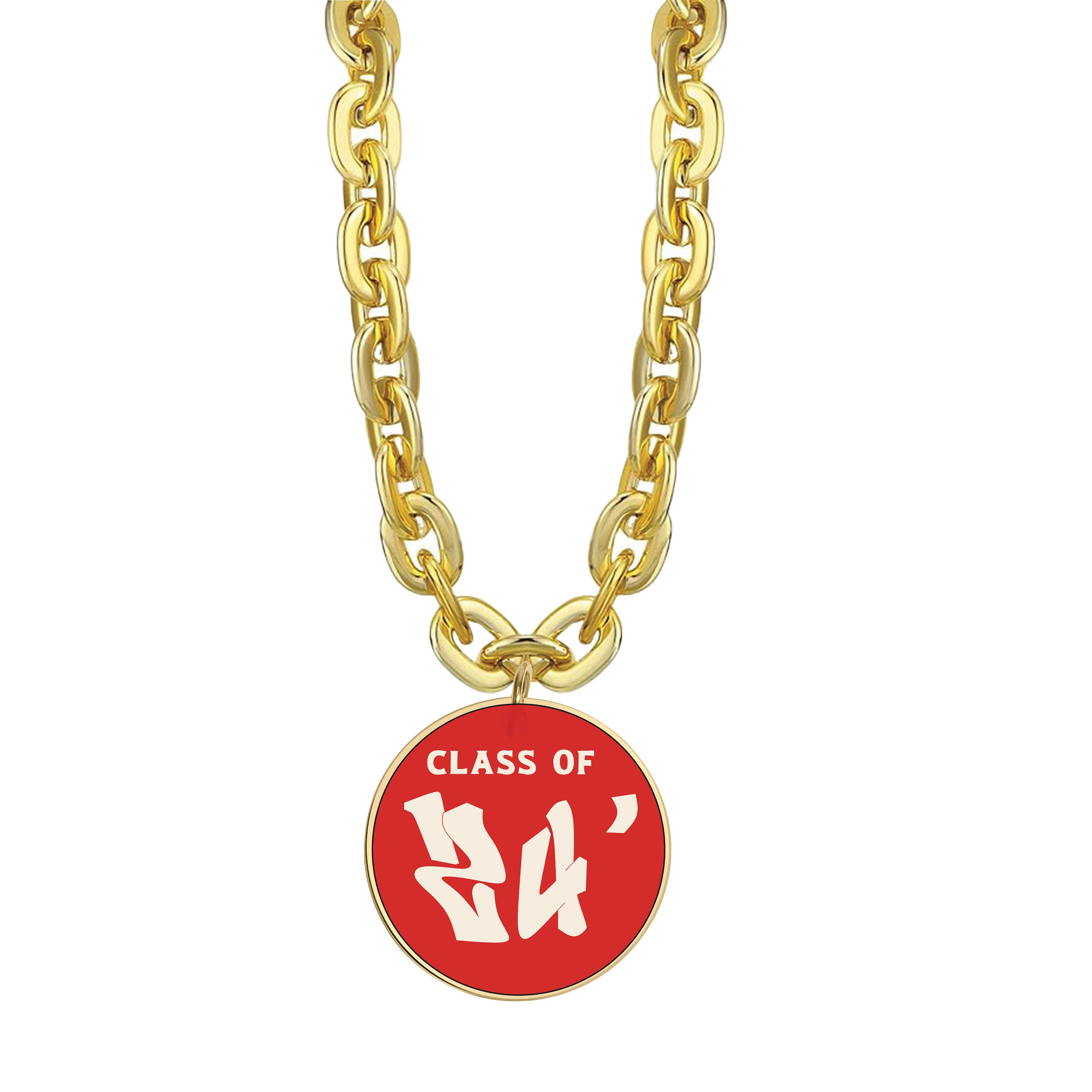 Class of 2024 Graduation, Graduate, Grad Oversized Swag Chain Necklace ...