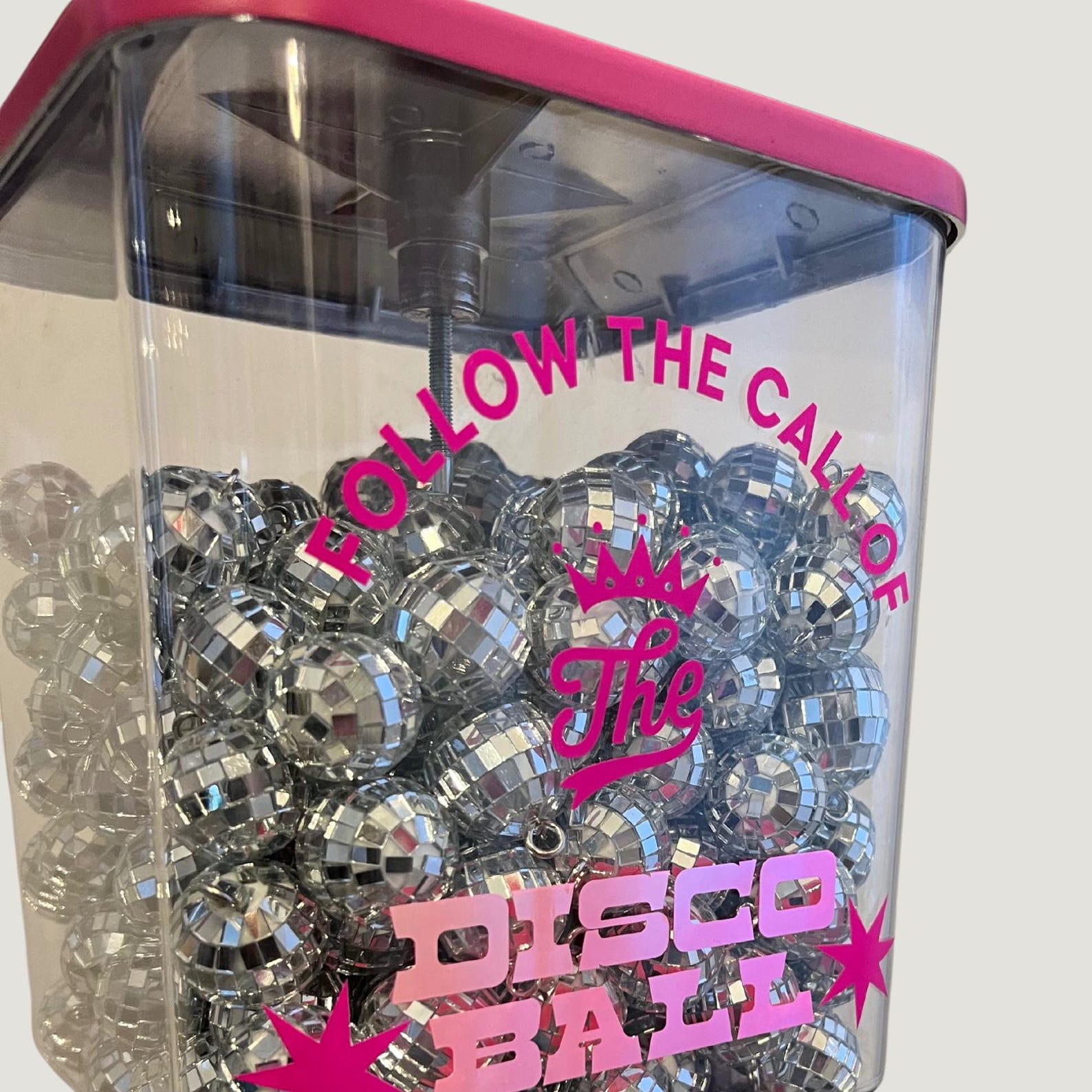 Disco Ball Dispenser: Retro Party Vending Machine for Candy, Bubblegum ...