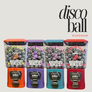 Custom Disco Ball Candy Dispenser: Retro Party Vending Machine - Etsy