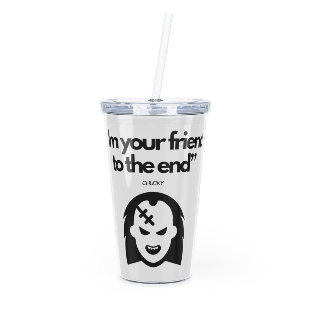 Chucky Plastic Tumbler With Straw - Etsy