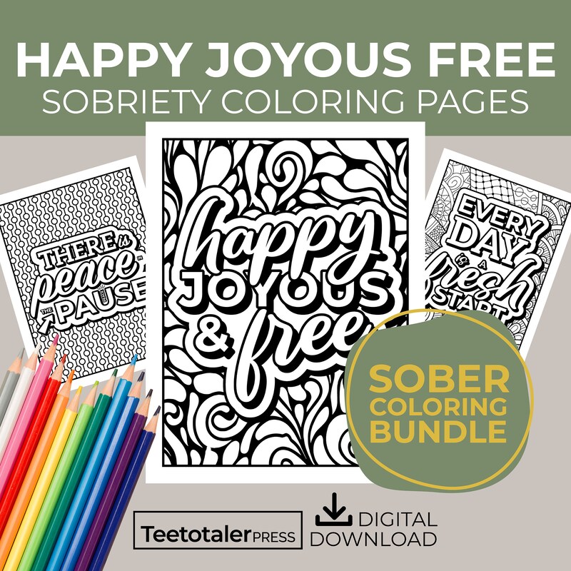 Recovery Coloring Pages - Etsy