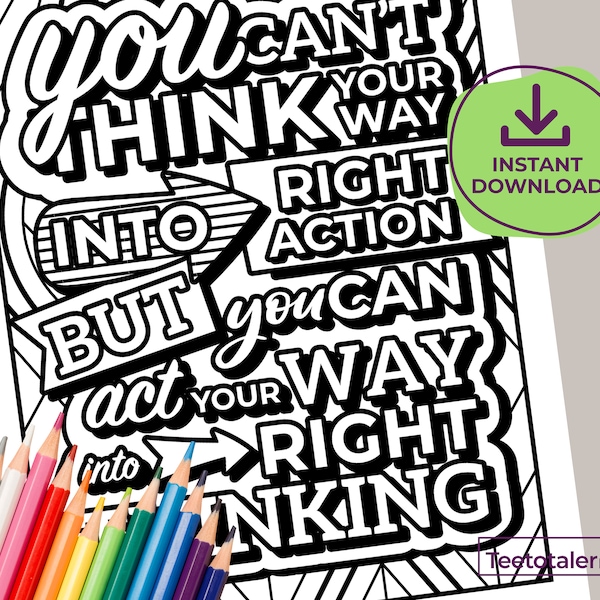 Recovery Coloring Pages - Etsy