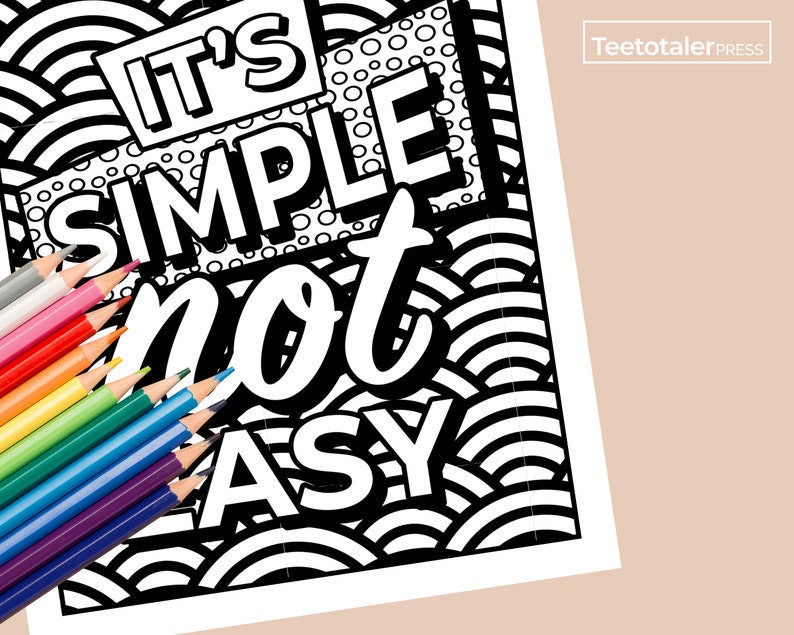 Terminally Unique Sobriety Coloring Pages, Addiction, Recovery, 12 Step ...