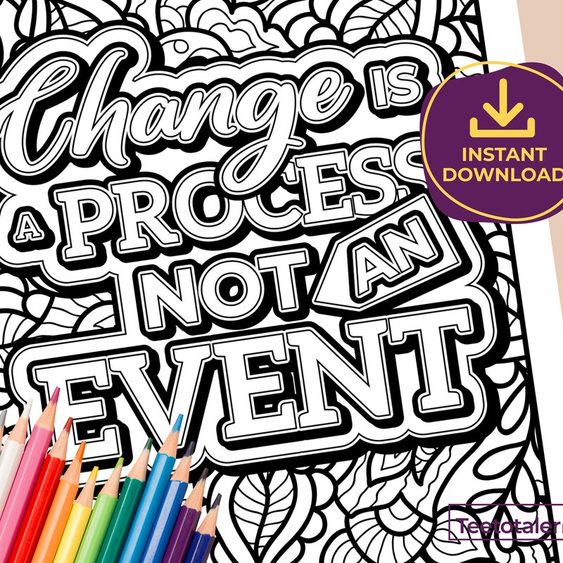 Recovery Coloring Pages - Etsy