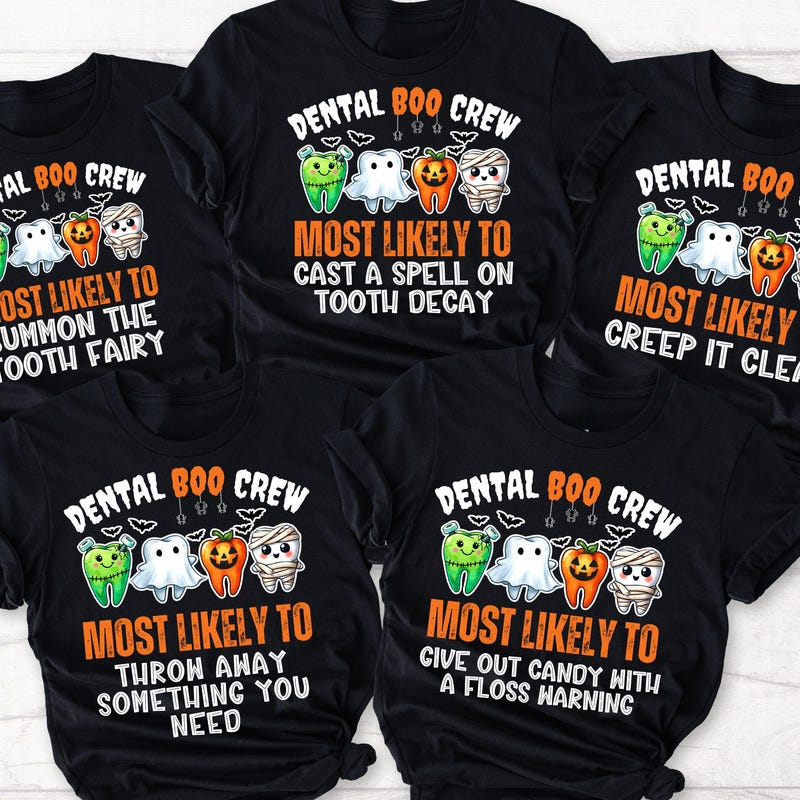 Halloween T Shirts Dental - Etsy