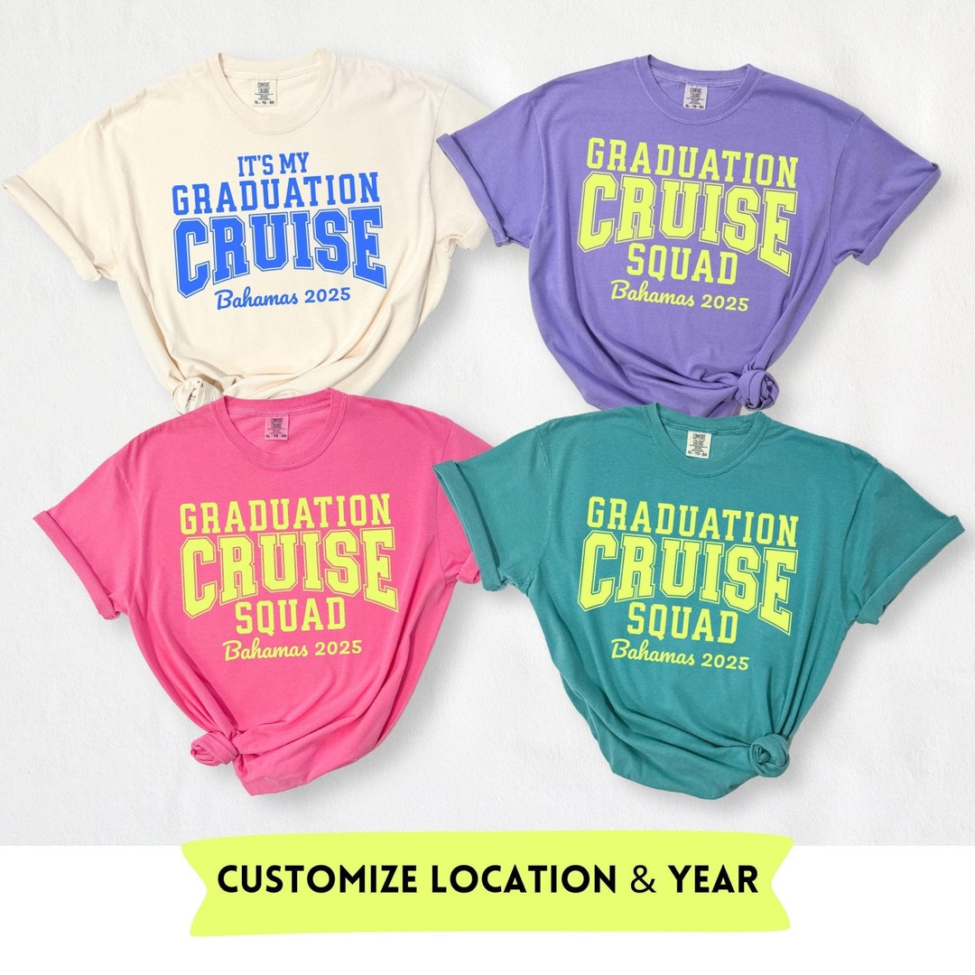 Graduation Cruise Shirts, Family Graduation Cruise T-shirts, Class of ...