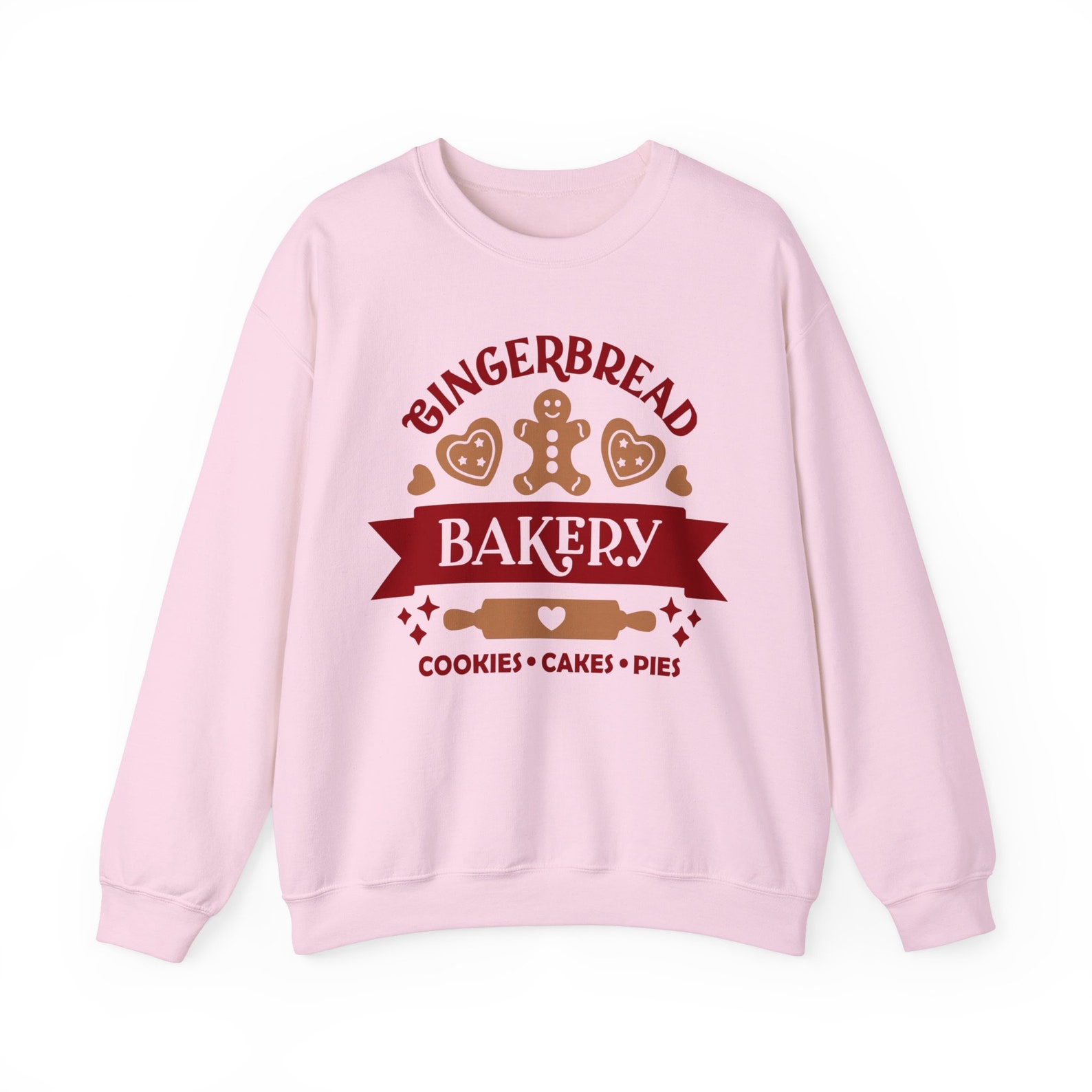 Christmas Baking Sweatshirt, Cute Gingerbread Sweater, Gift for Baker ...